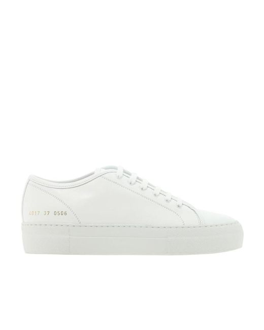 Common Projects Logo Sports Shoes With Thick Soles And Low Uppers in ...