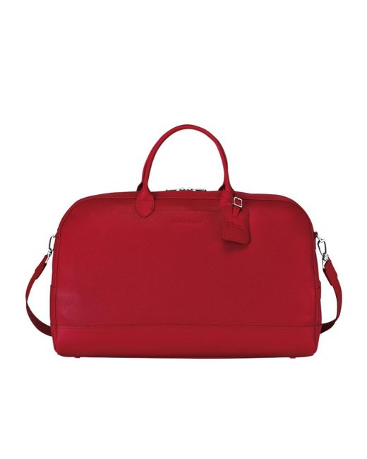 Longchamp Logo Travel Bag in Red for Men | Lyst