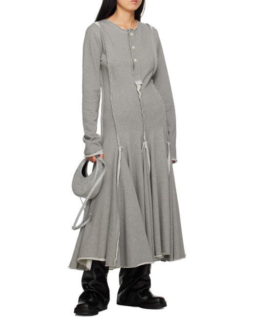 STAUD Good Night Moon Metallic Effect Crossbody Bag in Gray | Lyst