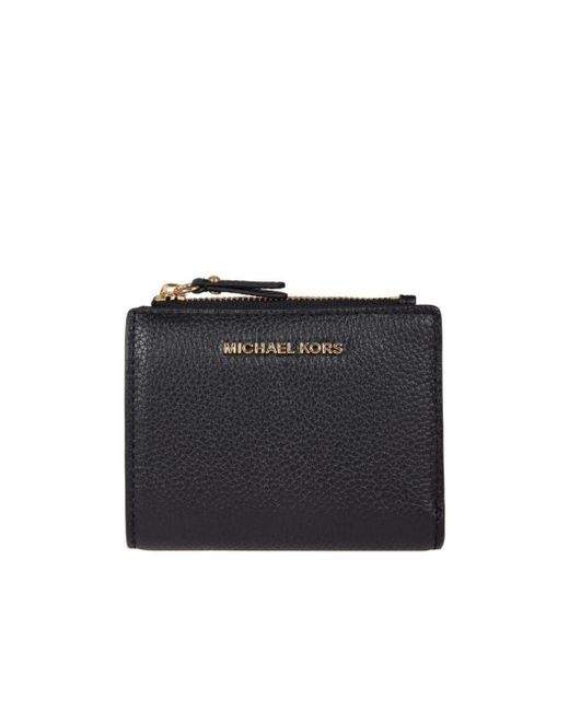 Michael Kors Logo Plaque Card Case in Black | Lyst