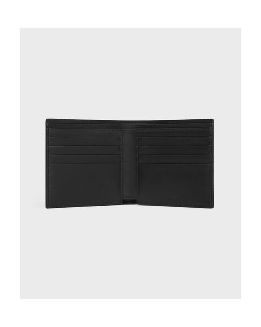 Celine Double-Folded Wallet in Black for Men | Lyst