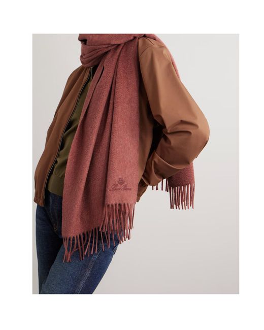 Loro Piana Scarves in Red | Lyst UK