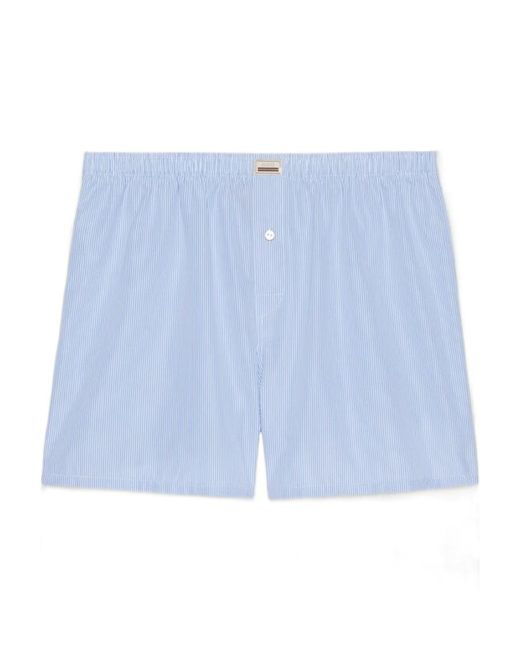 Gucci Logo-Patch Boxers in Blue for Men | Lyst