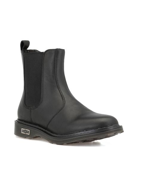 Cult Gaia Logo Chelsea Boots in Black | Lyst