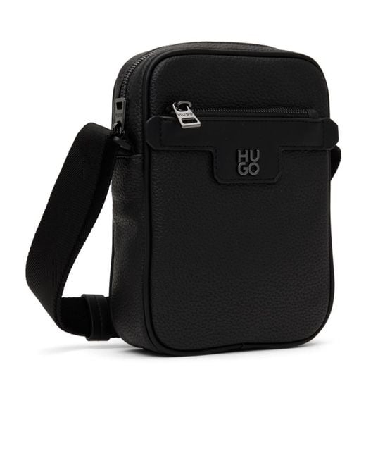 BOSS Reporter Logo Crossbody Bag in Black for Men | Lyst