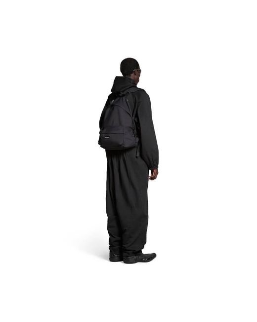 Balenciaga Explorer Reversible Backpack in Black for Men | Lyst
