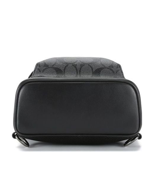 COACH Logo Printed Chest Bag in White for Men | Lyst