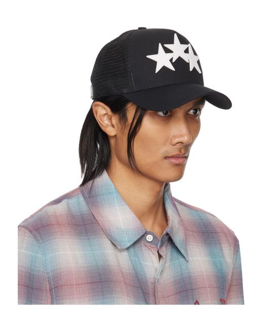 Amiri Pattern Decal Baseball Cap in Blue for Men | Lyst