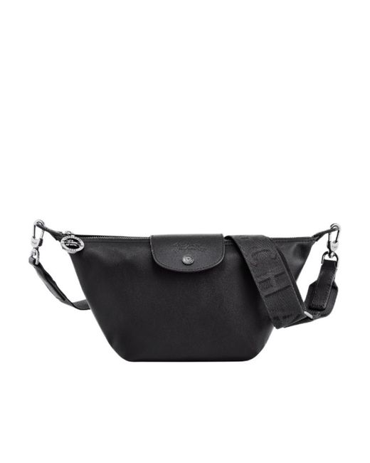 Longchamp Mini Le Pliage Xtra Crossbody Bag in Black | Lyst