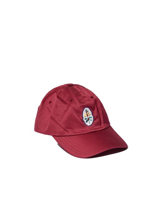 Drake's Logo Hat in Red for Men | Lyst