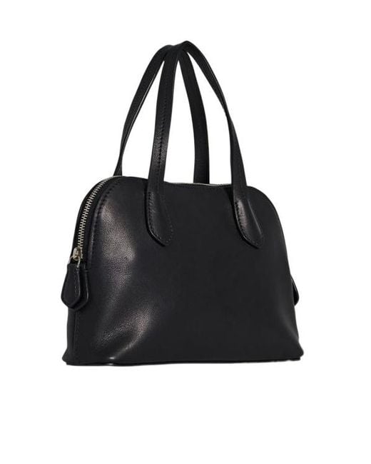 The Row Ingrid Logo Handbag in Black | Lyst