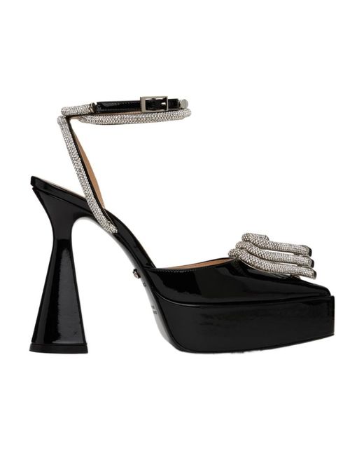 Mach & Mach Triple Heart High Heels With Thick Soles in Black | Lyst