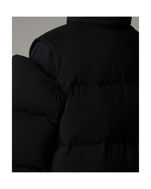 The North Face Rmst Convertible Nuptse Down Jacket in Black | Lyst