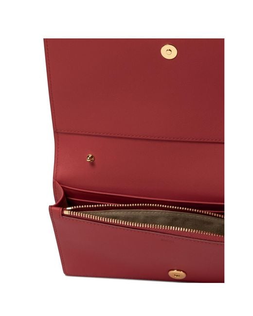 MCM Chain Crossbody Bag in Red | Lyst