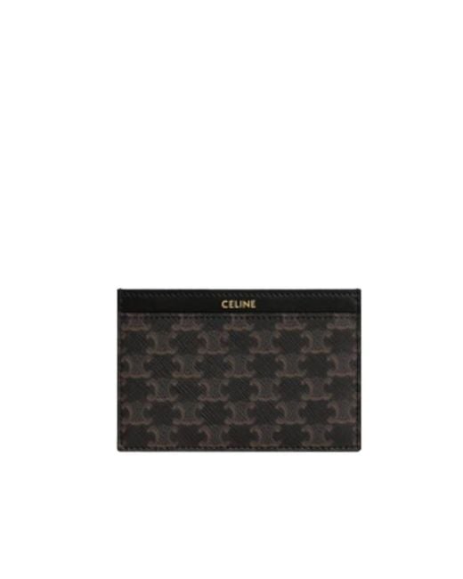 Celine Card Holder in Black for Men | Lyst