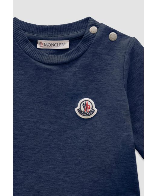 Moncler Logo Sweater Sweatpants Two-Piece Set in Blue | Lyst