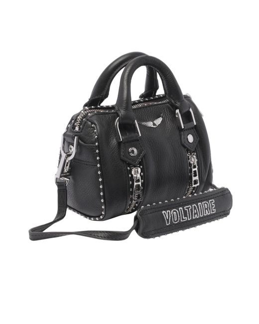 Zadig & Voltaire Nano Mini Tote Bag in Black | Lyst