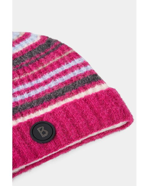 Bogner Rimless Cap in Pink | Lyst