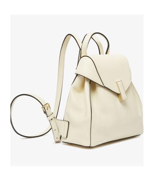 Valextra Iside Mini Backpack in Natural | Lyst