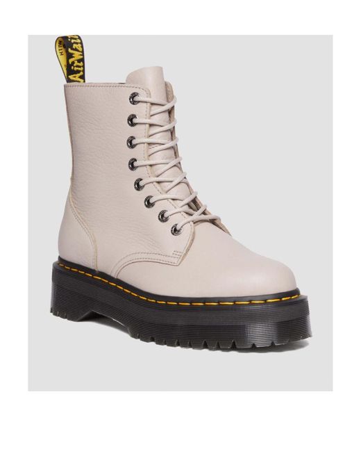 Dr. Martens Short Boots With Logos in Gray | Lyst
