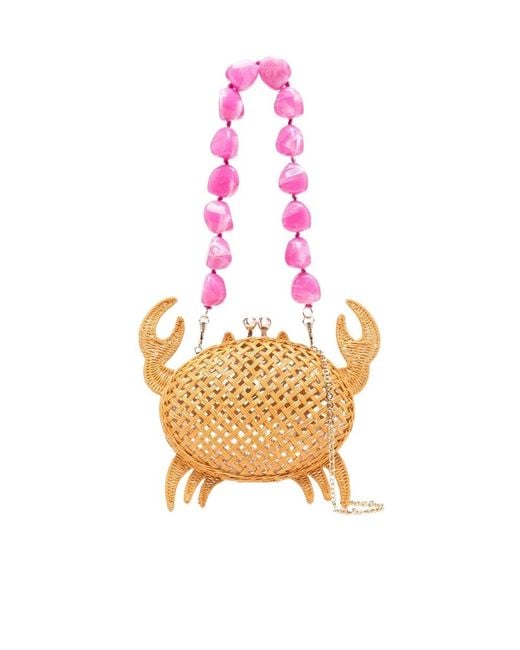 Serpui Crab-Shaped Shoulder Bag in Pink | Lyst