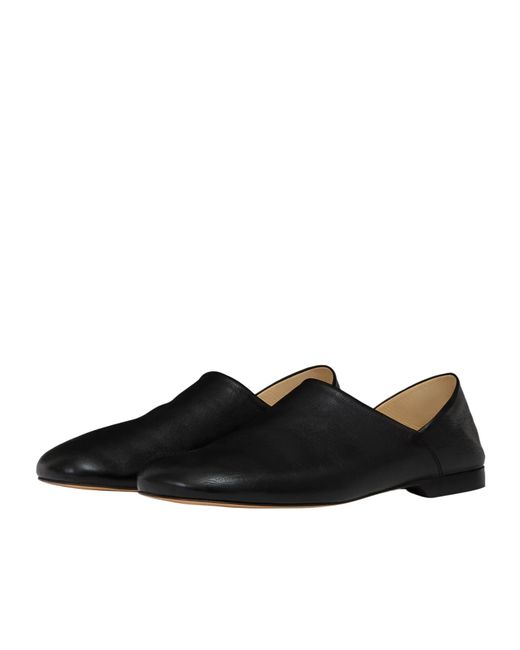 Lemaire Pull-On Flat Shoes in Black | Lyst