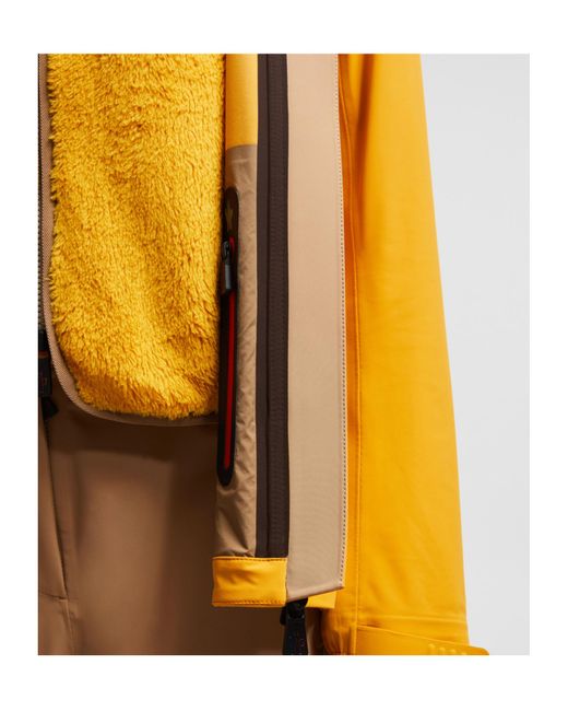 Moncler Fex Hooded Casual Jacket in Yellow | Lyst