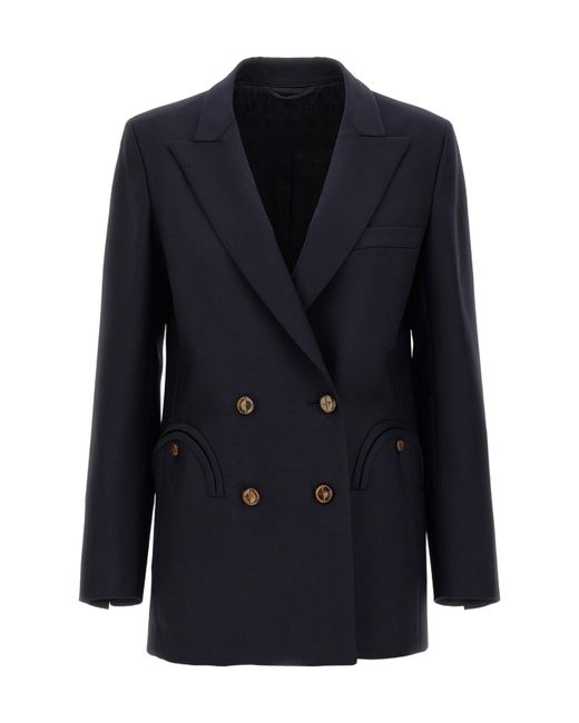 Blazé Milano Blazé Milano First Class Double Breasted Jacket in Blue ...