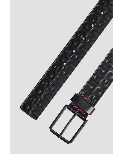 BOSS Pattern Belt for Men | Lyst