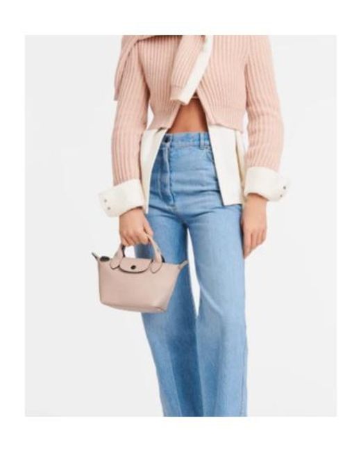 Longchamp Micro Le Pliage Xtra Tote Bag in Pink | Lyst