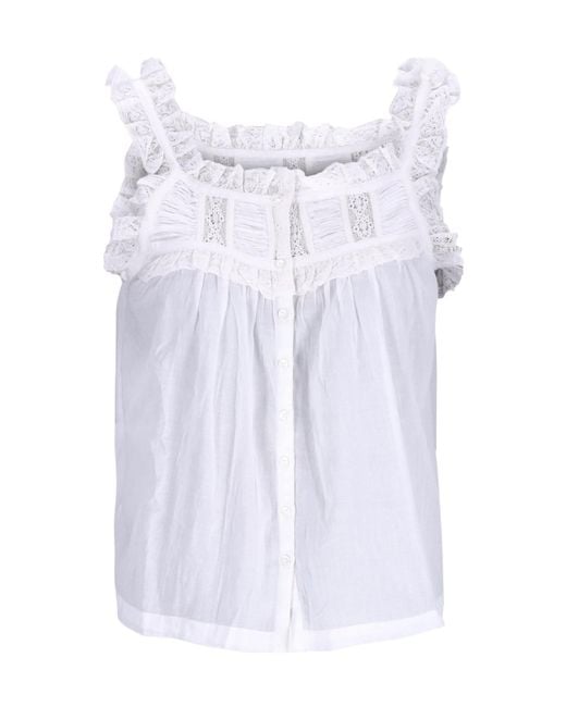 Doen Fidella Top in Blue | Lyst