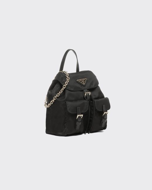 Prada Re-Nylon Mini Backpack in Black | Lyst