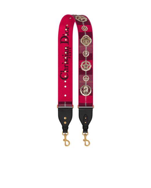 Dior Strap Strap in Red | Lyst