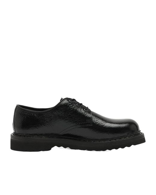 Our Legacy Grained-Leather Derby Shoes in Black for Men | Lyst