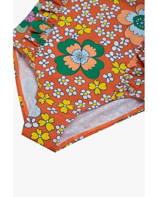 Stella McCartney Floral Pattern One-Piece Swimsuit | Lyst