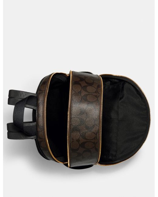 COACH Zipper Backpack in Black | Lyst