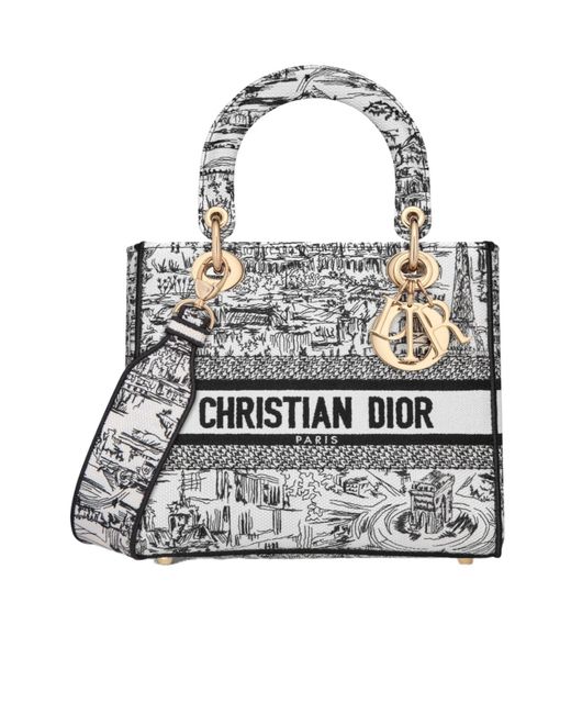 Dior Medium Lady D-Lite Shoulder Bag | Lyst