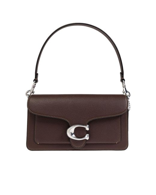 COACH Flip Shoulder Bag in Brown | Lyst