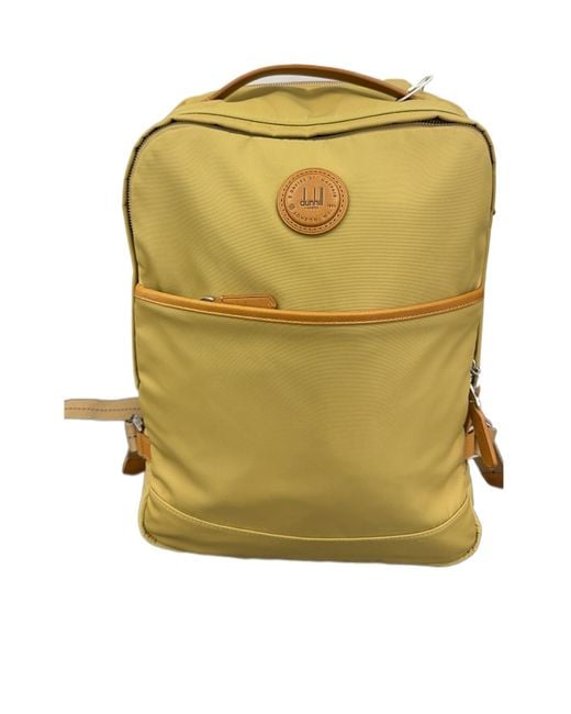 dunhill Logo Zipper Backpack in Green for Men | Lyst