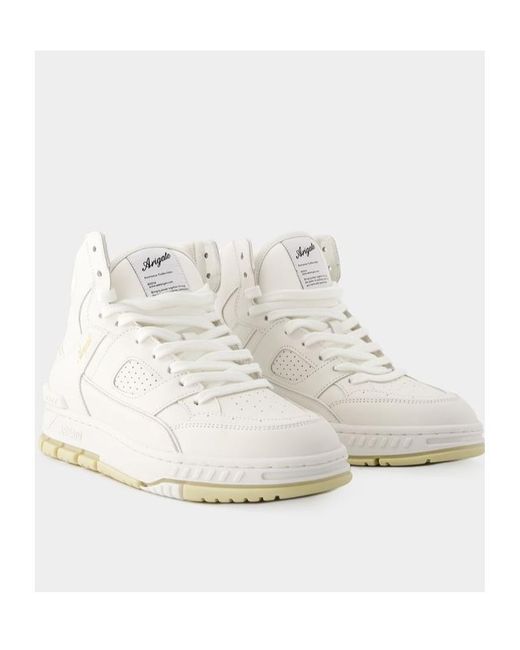 Axel Arigato Area Hi Sneakers in White for Men | Lyst