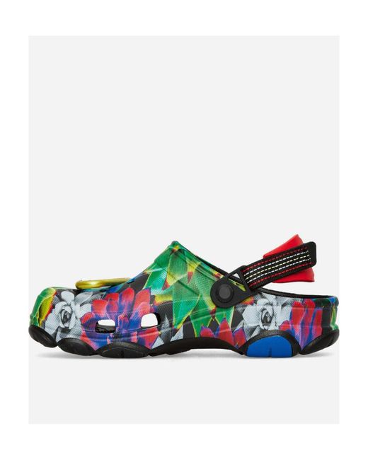 Crocs™ Logo Slippers in Green for Men | Lyst