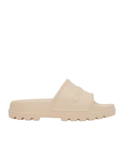 COACH Jesse Pool Slides in White for Men | Lyst