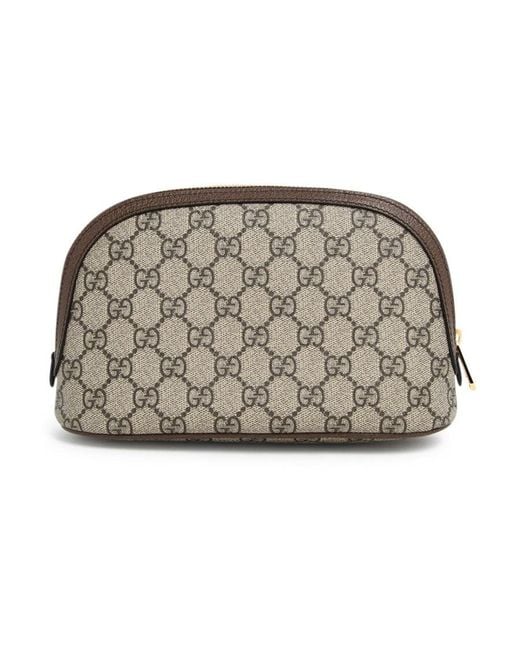 Gucci Large Ophidia Cosmetic Case in Brown | Lyst