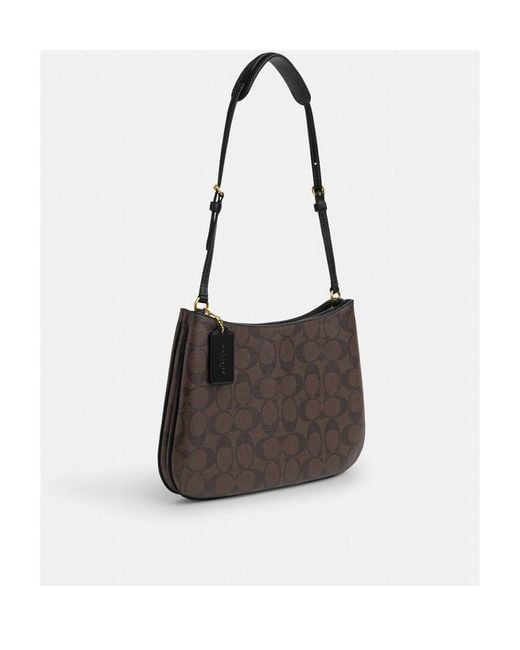 COACH Penelope'S Iconic Shoulder Bag in Brown | Lyst