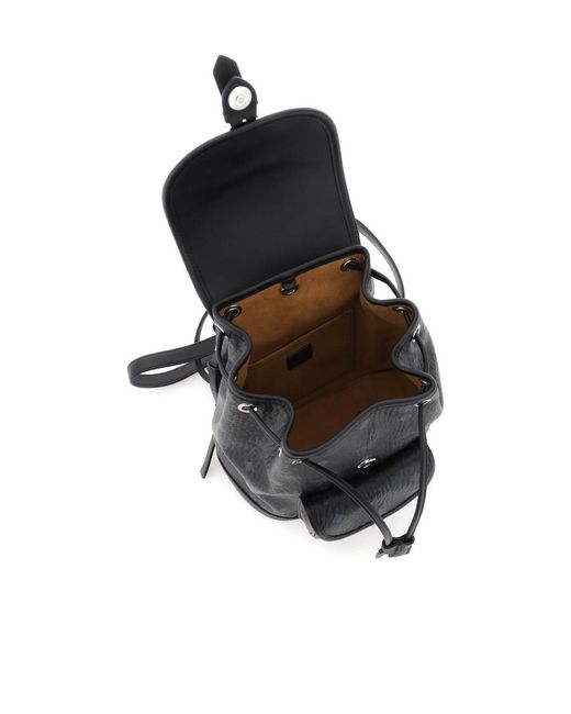 MCM Aren Visetos Logo Backpack in Black | Lyst