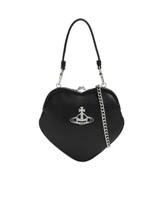 Vivienne Westwood Belle Heart Mini Bag in Black | Lyst