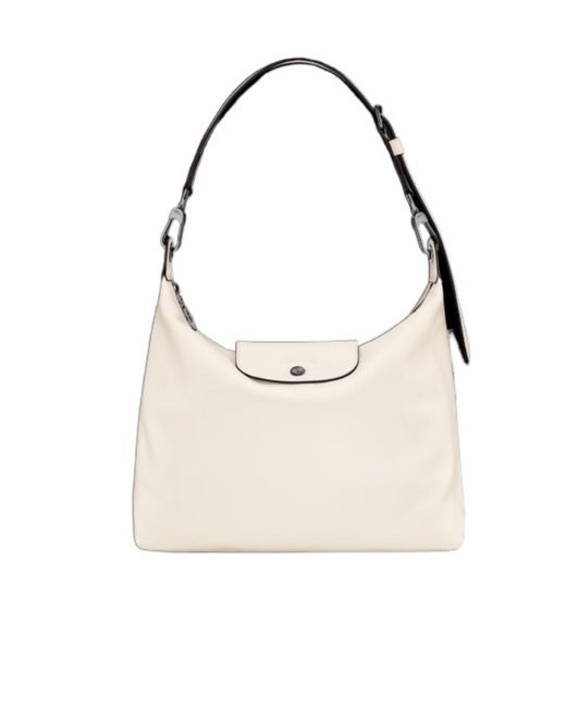 Longchamp Medium Le Pliage Xtra Hobo Bag in White | Lyst