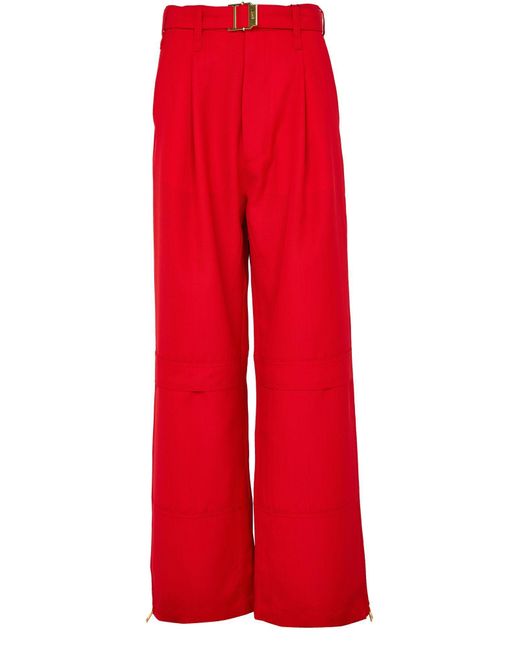Ami Paris Overalls in Red | Lyst