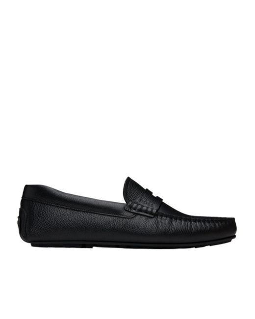 BOSS Driver Loafer Shoes in Black for Men | Lyst