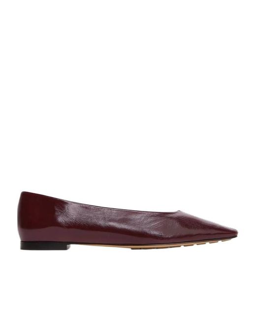 Bottega Veneta Sofia Ballerina Shoes in Brown | Lyst
